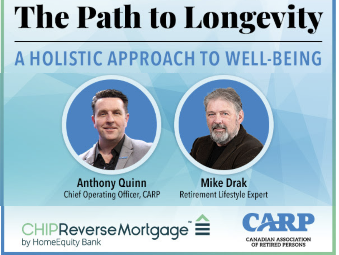 Webinar - The Path to Longevity: A Holistic Approach to Well-Being - CARP